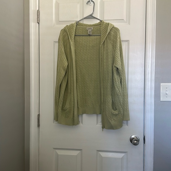 Classic Elements | Sweaters | Womens Sweater Zip Up Extralarge Olive ...